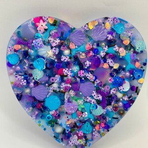 MERMAID Heart Silicone Picky Pad: Fidget Toy for Stress & Anxiety ...