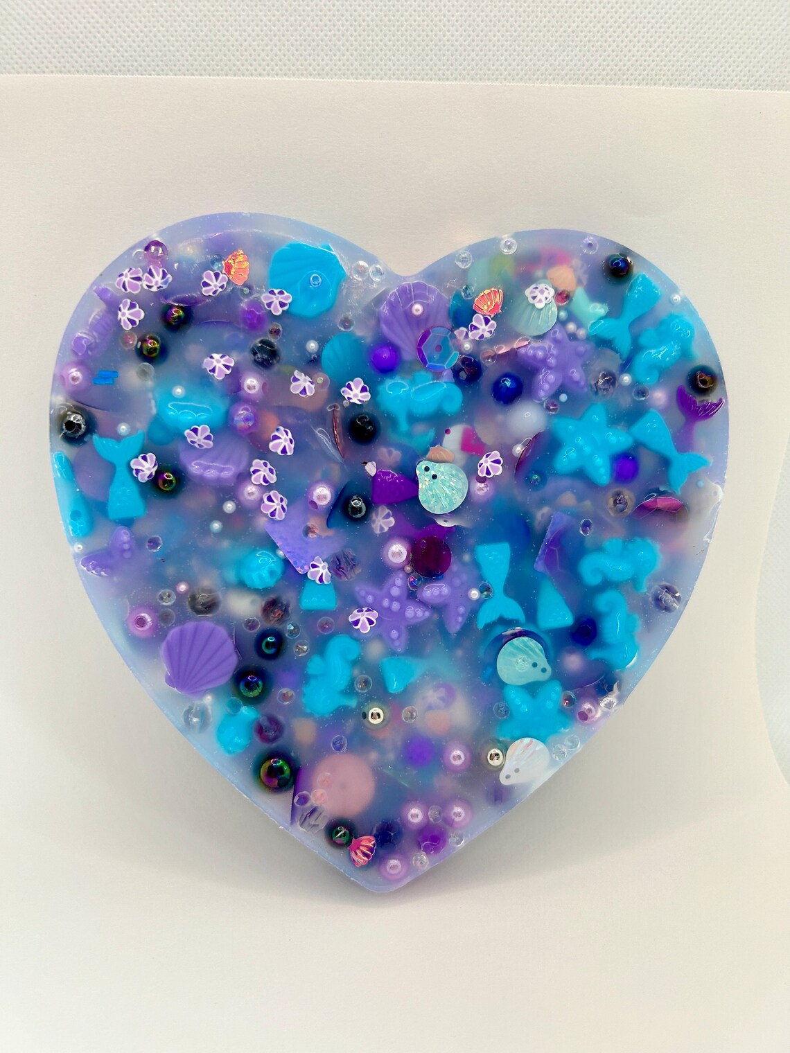 MERMAID Heart Silicone Picky Pad: Fidget Toy for Stress & Anxiety ...