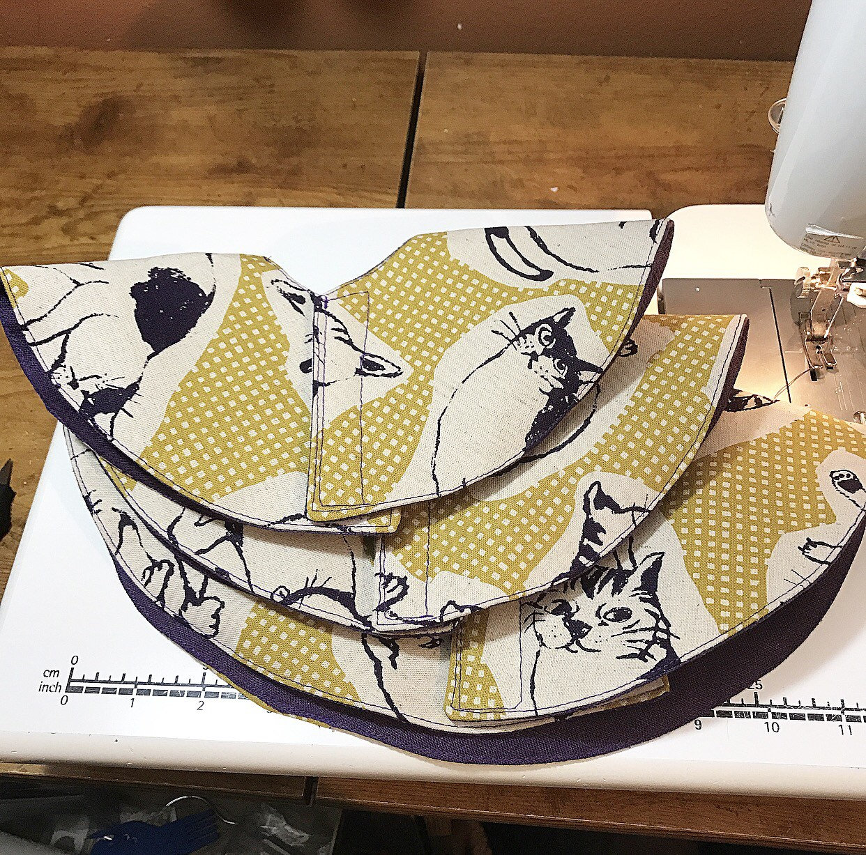 Scribble Cat Cotton Linen Cat Soft Cone Collar/ Cat Cone of - Etsy