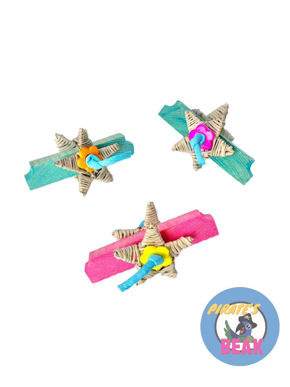 Twinkle Toes| Natural Foot Toys for Small to Medium Birds Conures ...