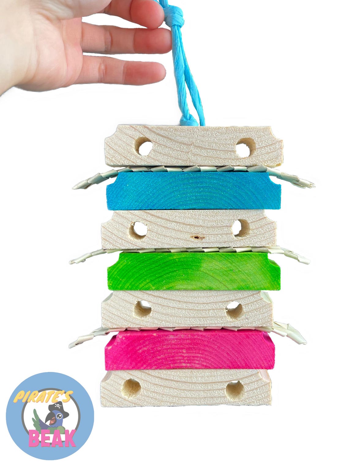 Nut-stash Forager Fun Natural Foraging Toys for Small to Medium Parrots ...