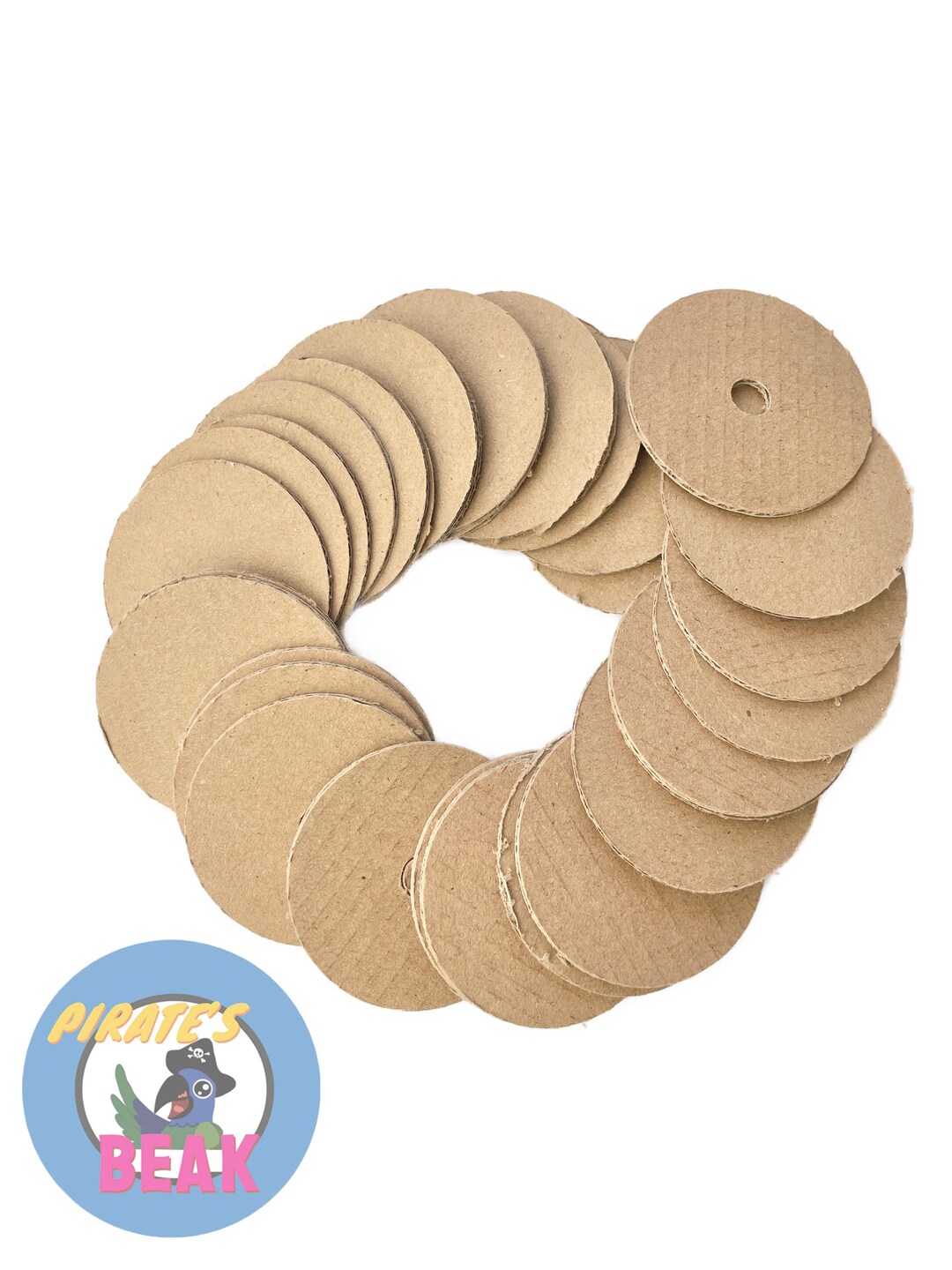 2" Bulk Cardboard Circle Chips Perfect for DIY Bird Toy Making - Etsy