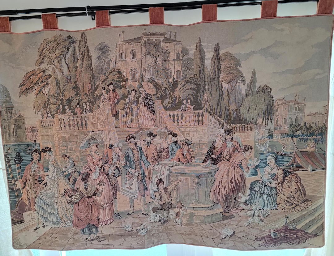 Vintage Victorian Tapestry Extra Large - Etsy
