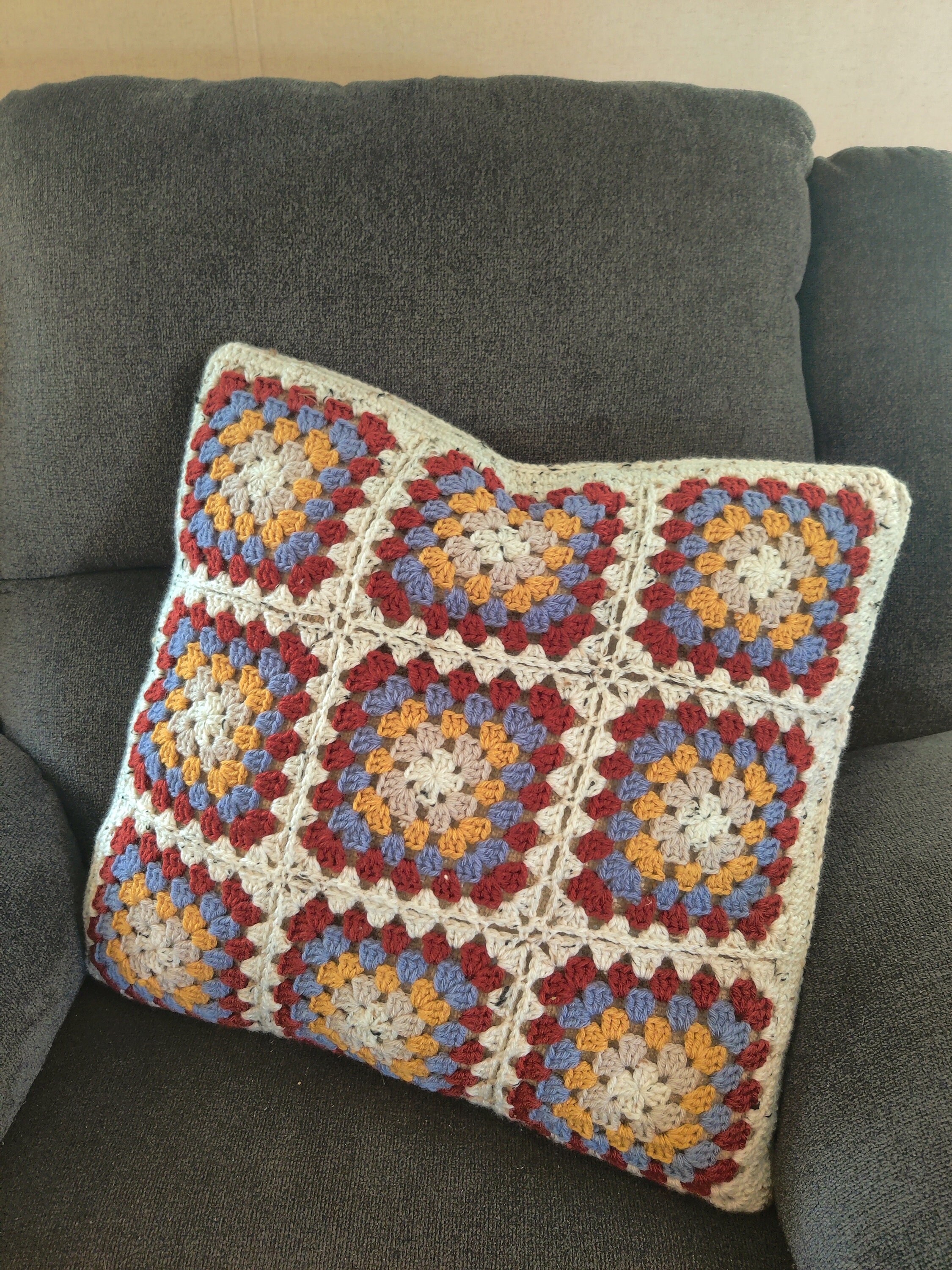 Granny Square Pillow Cover Pattern - Etsy