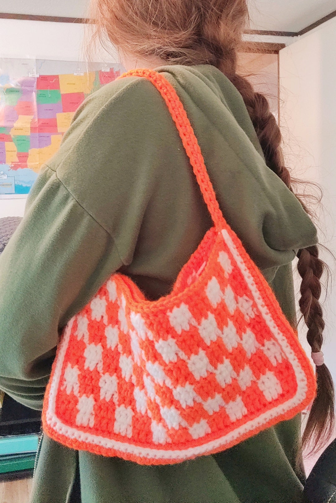 Checkerboard Purse Crochet Pattern - Etsy