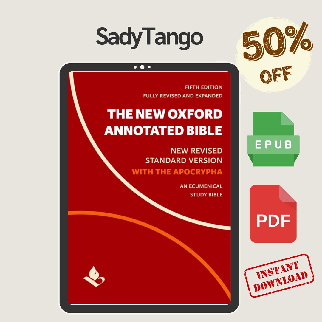 The New Oxford Annotated Bible With Apocrypha: New Revised Standard ...