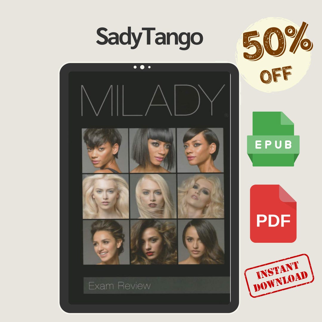 Exam Review for Milady Standard Cosmetology (milday Standard ...