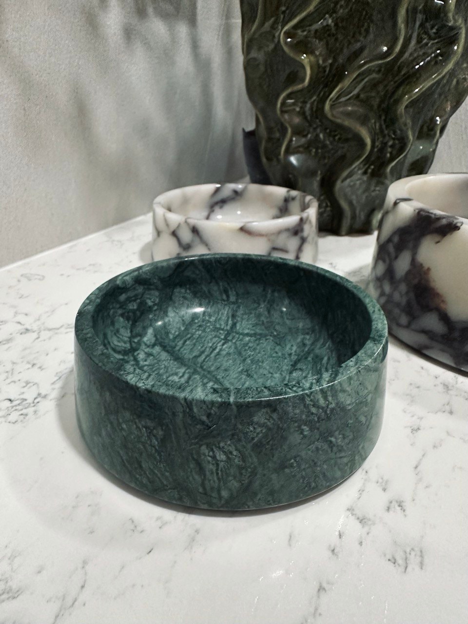 Large Personalised Marble Pet Bowl - Etsy