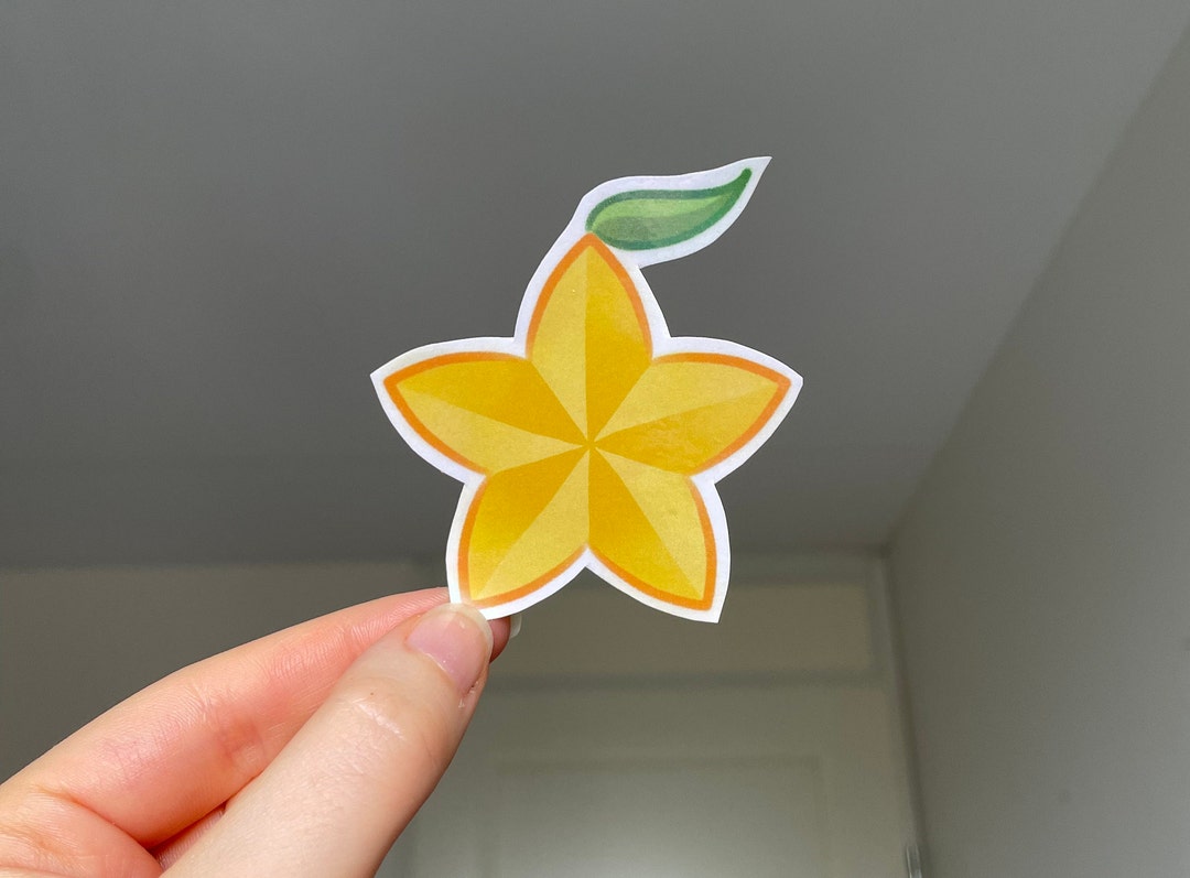 Kingdom Hearts Kawaii Holographic Paopu Sticker, KH Stickers, Cute ...