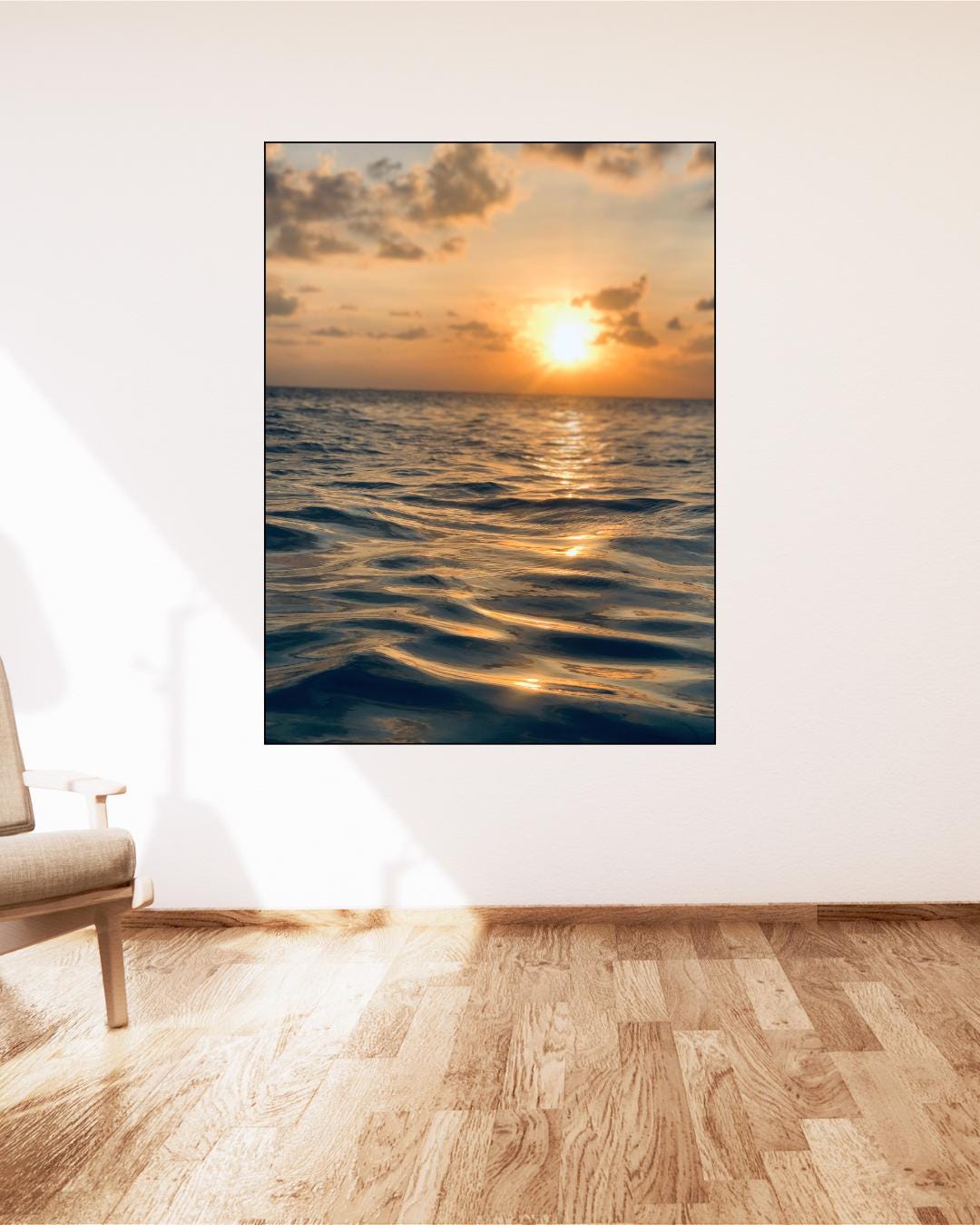 Printable Sunset Photography,sunset Photography,sunset Over Ocean Waves ...