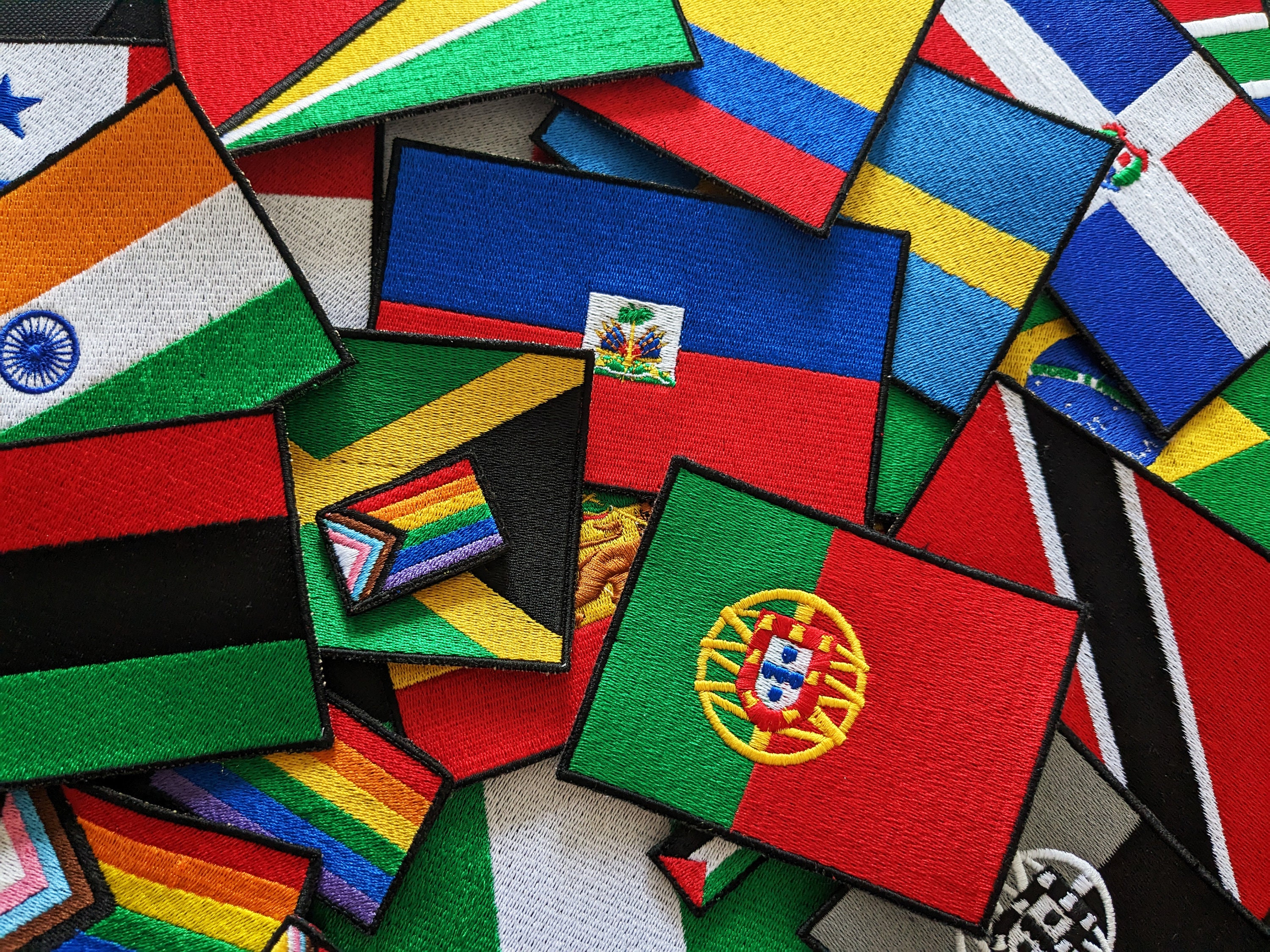 Custom Flag Patch. Choose Any Flag, Choose Any Size You Need. Iron-on ...