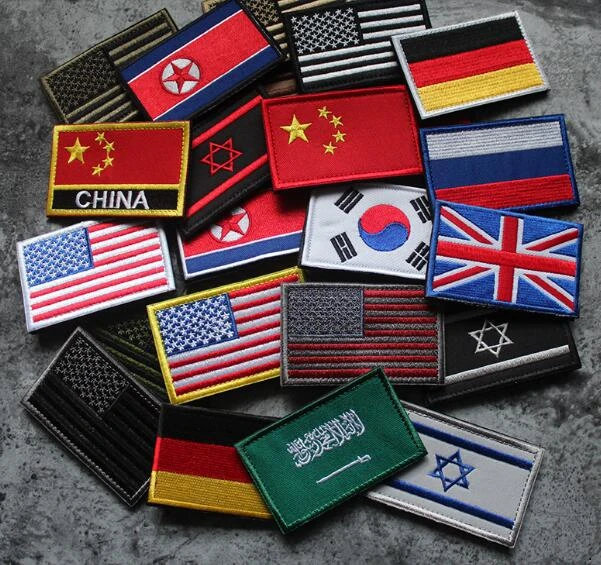 Custom Flag Patch. Choose Any Flag, Choose Any Size You Need. Iron-on ...