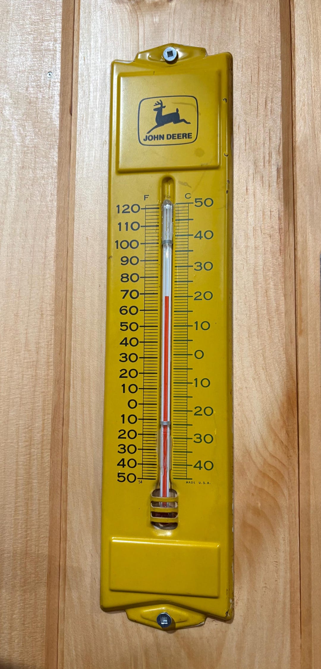 John Deer Vintage Thermometer - Etsy