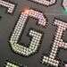 2 Color SS10 Hot-fix Rhinestone 2.5" College Font Letters, Ready to ...