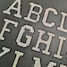 2 Color SS10 Hot-fix Rhinestone 2.5" College Font Letters, Ready to ...