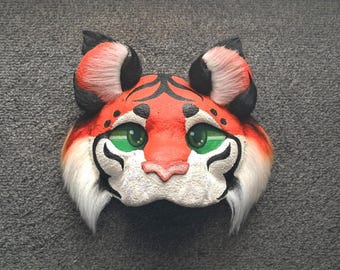 Tiger Therian Mask - Etsy UK
