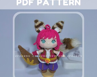 PDF Crochet Pattern : LUNOX of MLBB - Etsy