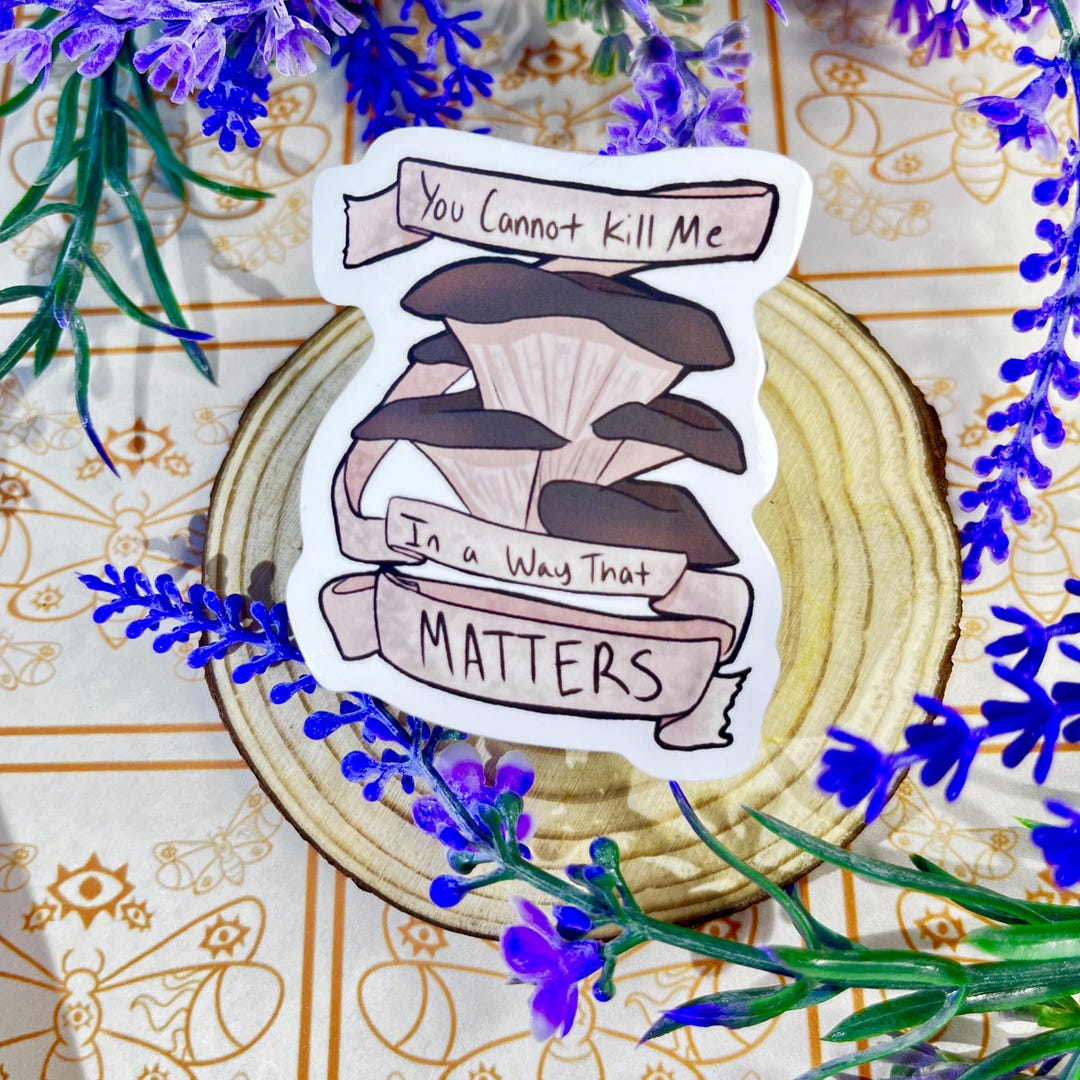 Mushroom Tumblr Meme Vinyl Sticker - Etsy