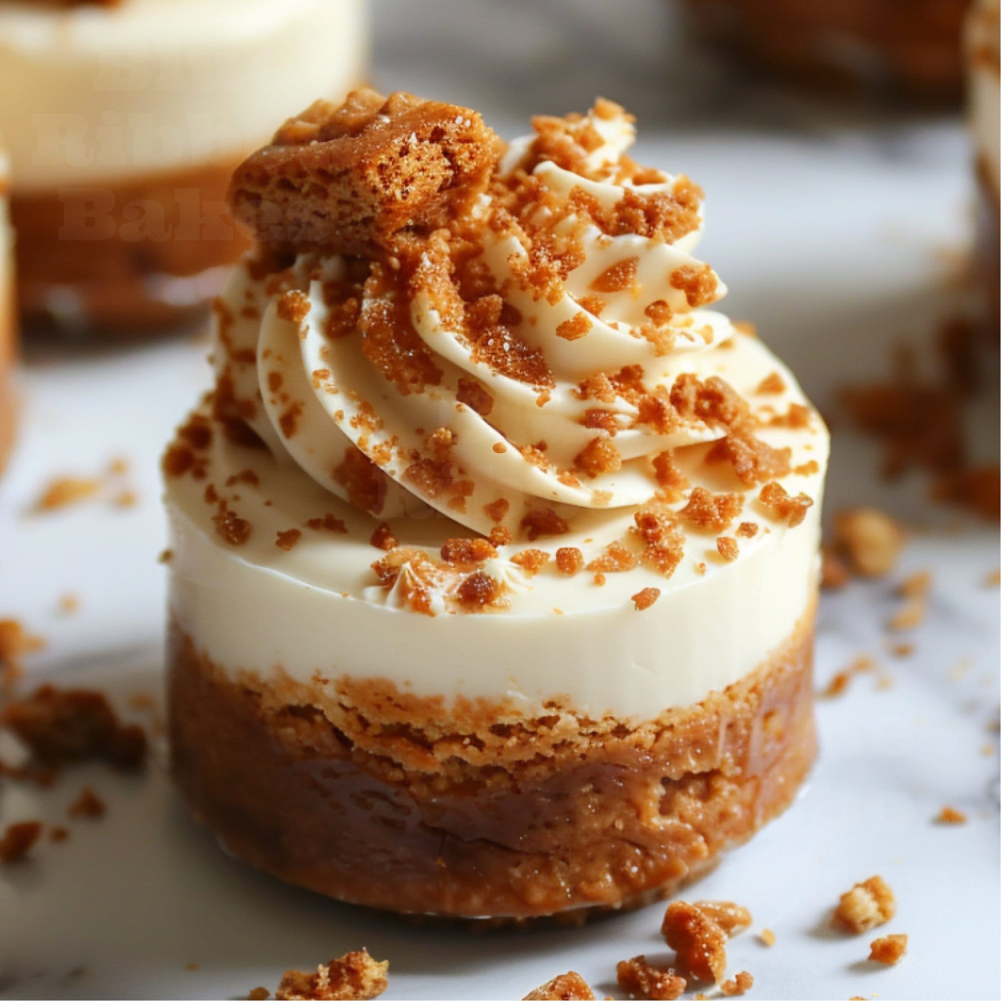 Mini Biscoff Cheesecakes Recipes /gourmet/high Tea/downloadpdf - Etsy