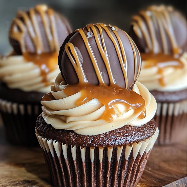 Best Twix Cupcakes Recipe / Gourmet Cupcakes / PDF Download - Etsy UK