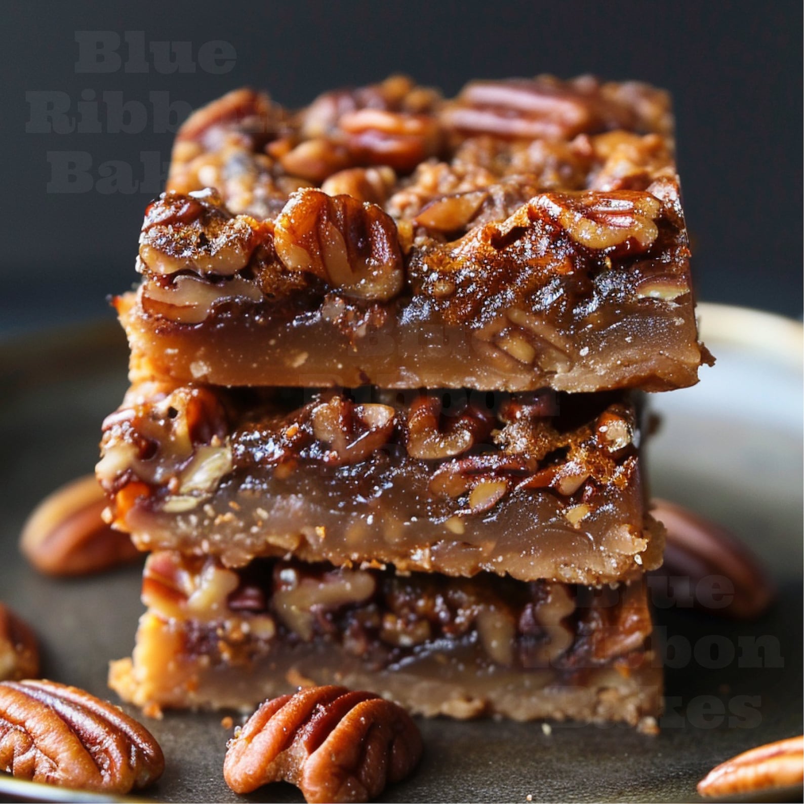 Best Pecan Pie Bars Recipe/bourbon Crust/gourmet Treats/download ...