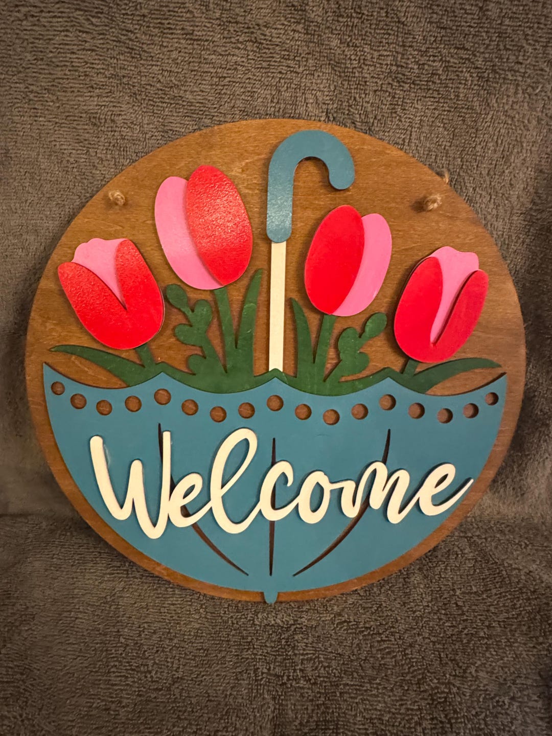Welcome Sign, Springtime Sign, Floral Design - Etsy
