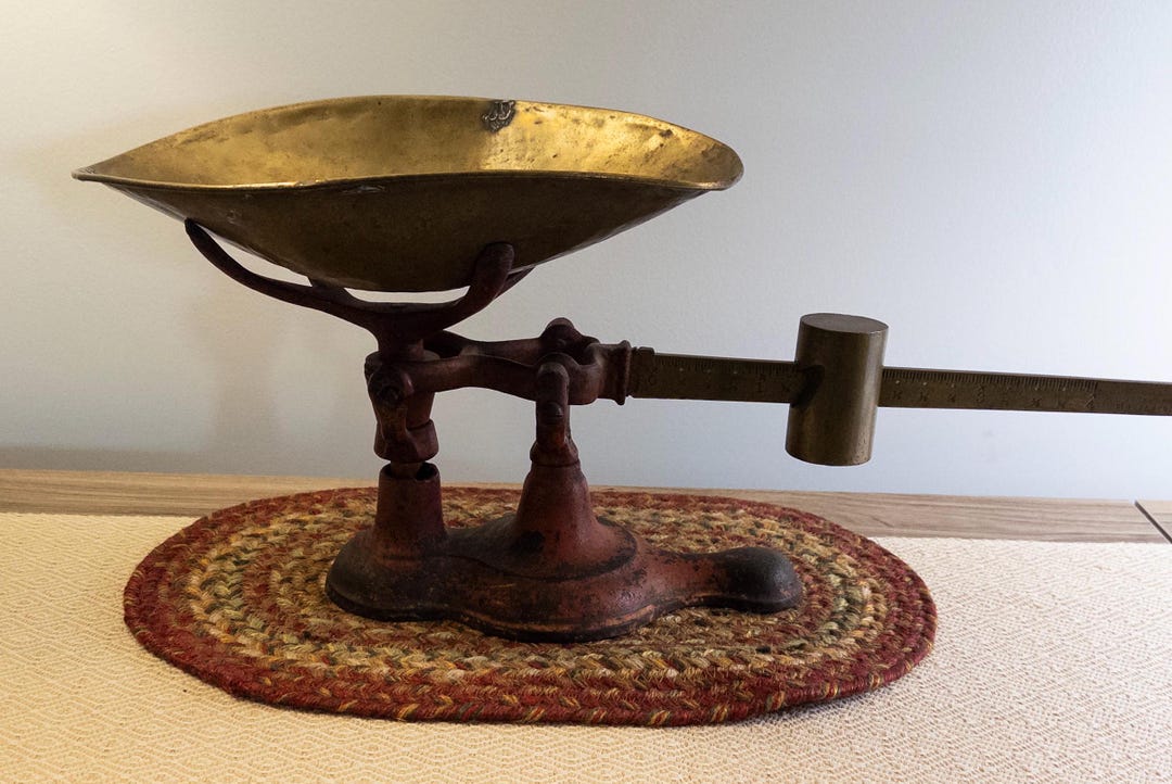Antique Metal Scale - Etsy