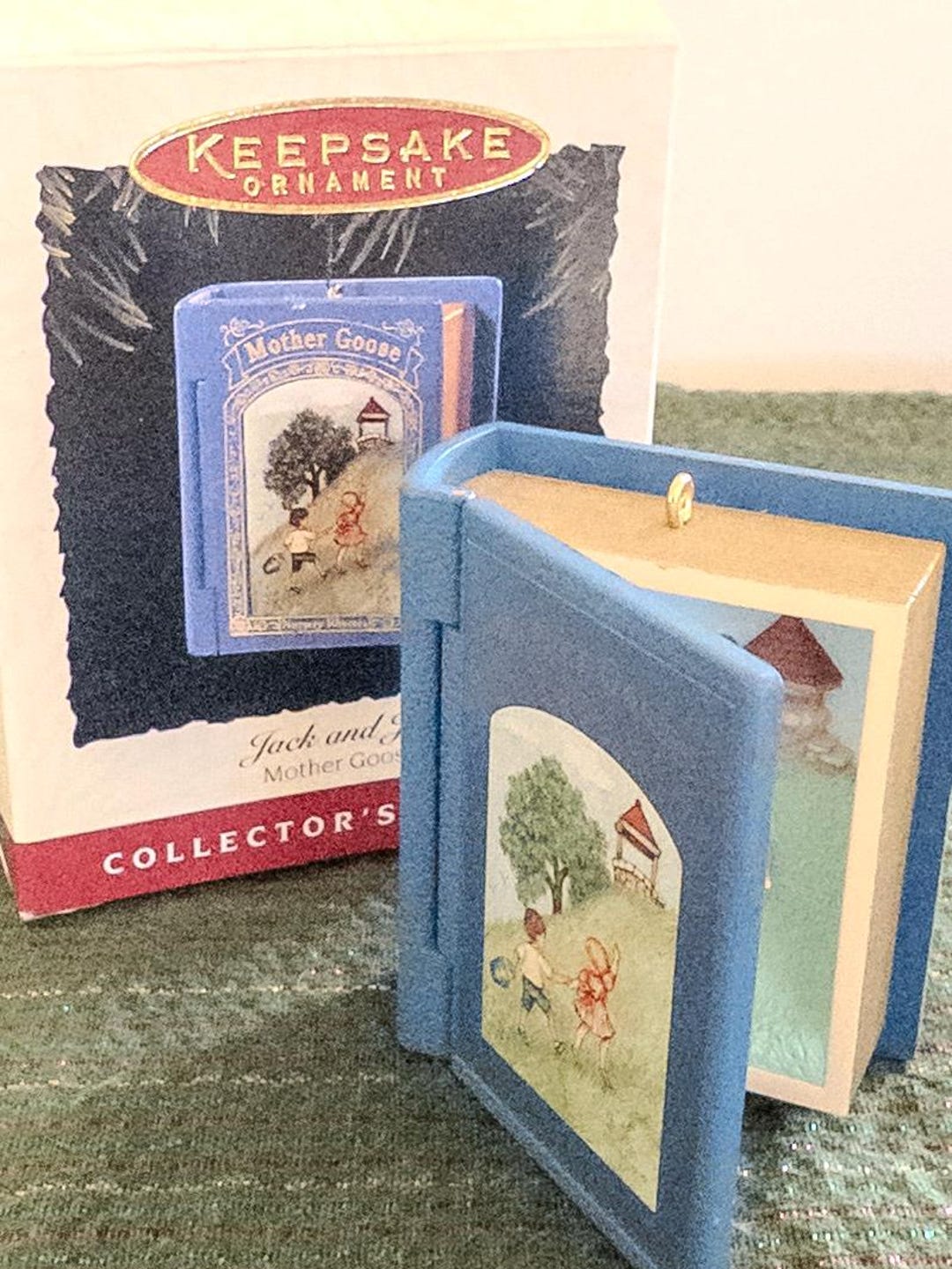 Hallmark Keepsake 1995 Mother Goose Ornament - Jack and Jill - Etsy