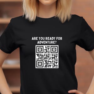 Special QR Code T-shirt | Custom Qr Code Shirt | Unique Qr Code Tee ...