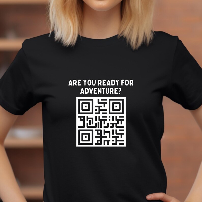 Special QR Code T-shirt | Custom Qr Code Shirt | Unique Qr Code Tee ...