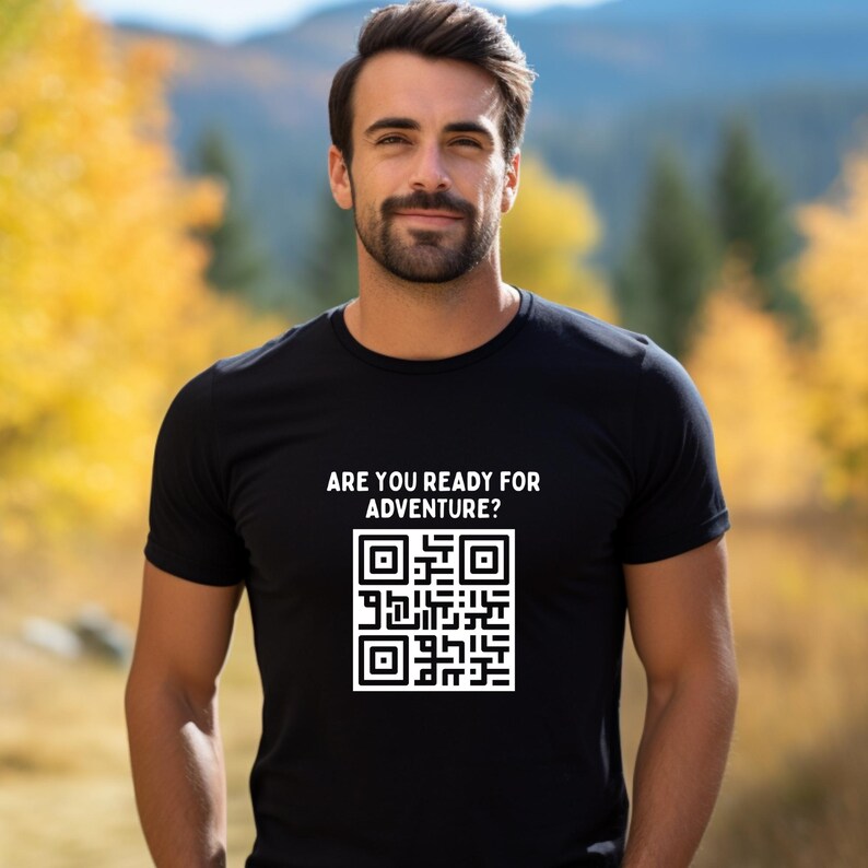 Special QR Code T-shirt | Custom Qr Code Shirt | Unique Qr Code Tee ...