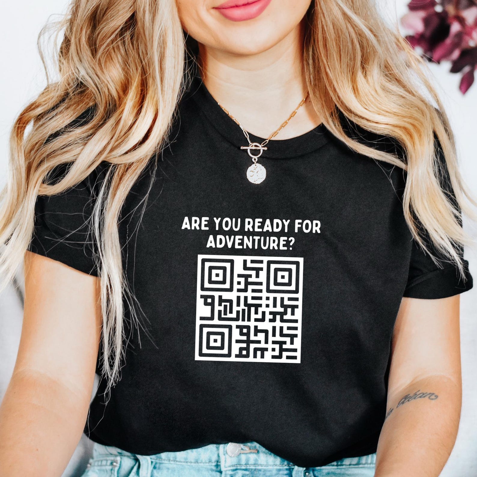 Special QR Code T-shirt | Custom Qr Code Shirt | Unique Qr Code Tee ...