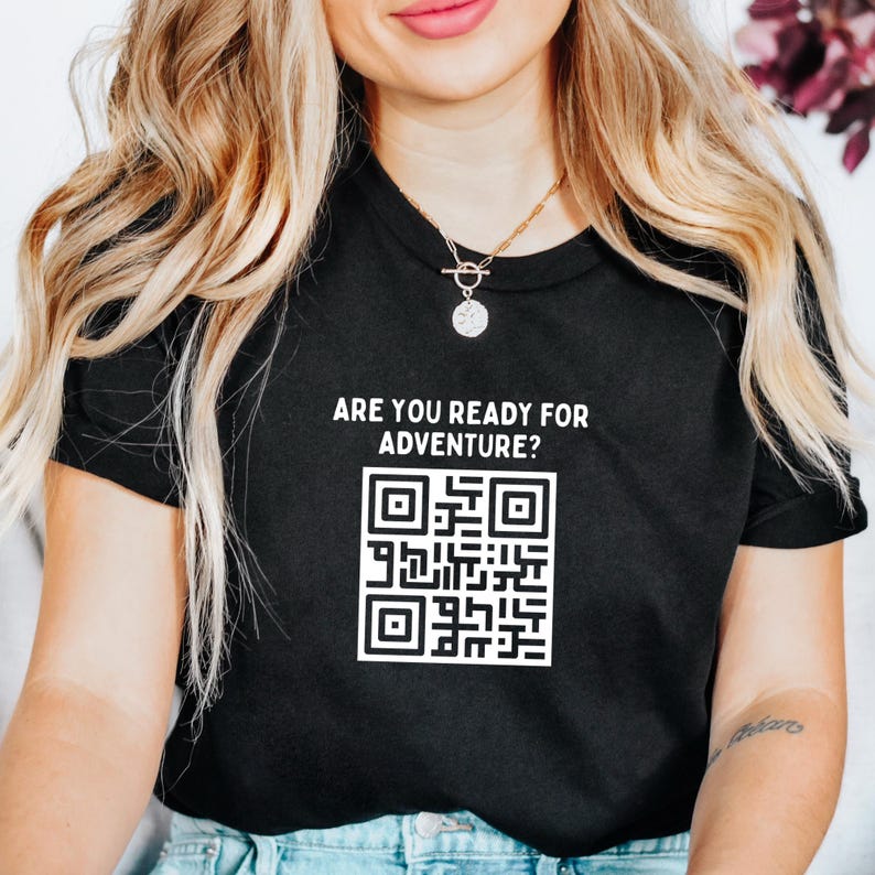 Special QR Code T-shirt | Custom Qr Code Shirt | Unique Qr Code Tee ...