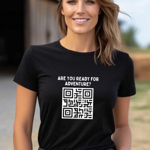 Special QR Code T-shirt | Custom Qr Code Shirt | Unique Qr Code Tee ...