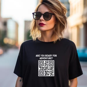 Special QR Code T-shirt | Custom Qr Code Shirt | Unique Qr Code Tee ...