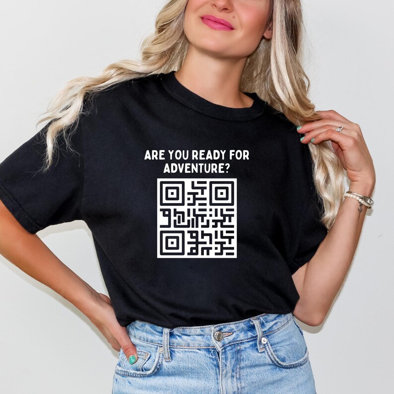 Special QR Code T-shirt | Custom Qr Code Shirt | Unique Qr Code Tee ...