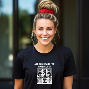 Special QR Code T-shirt | Custom Qr Code Shirt | Unique Qr Code Tee ...