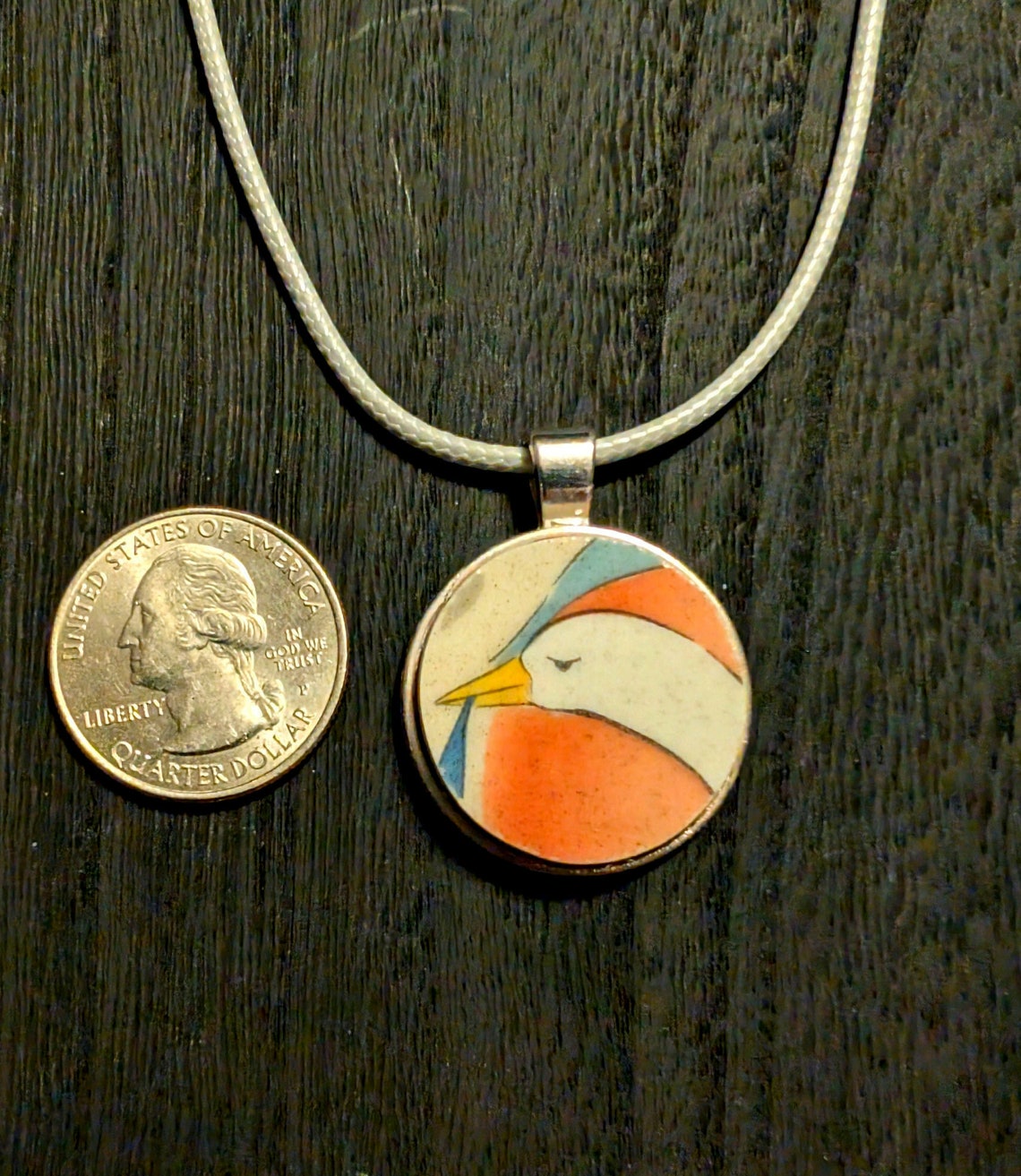 The Sassy Goose Vintage China Necklace - Etsy