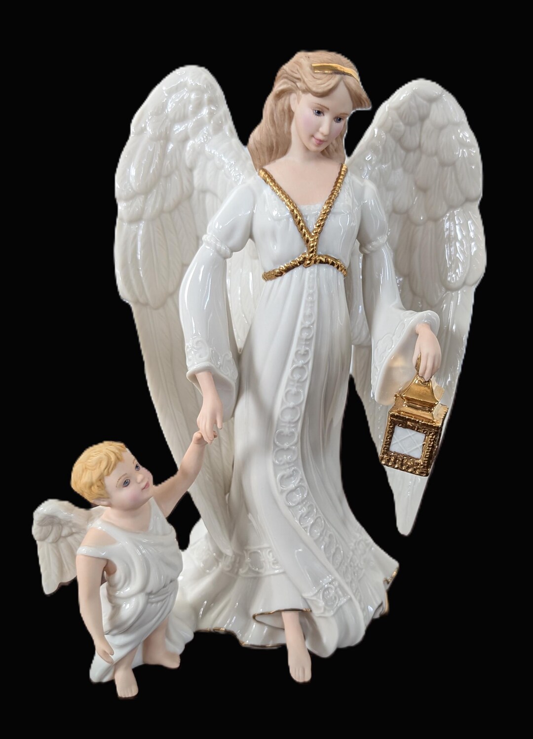 Lenox - the Classic Guardian Angel Figurines Collection - Etsy