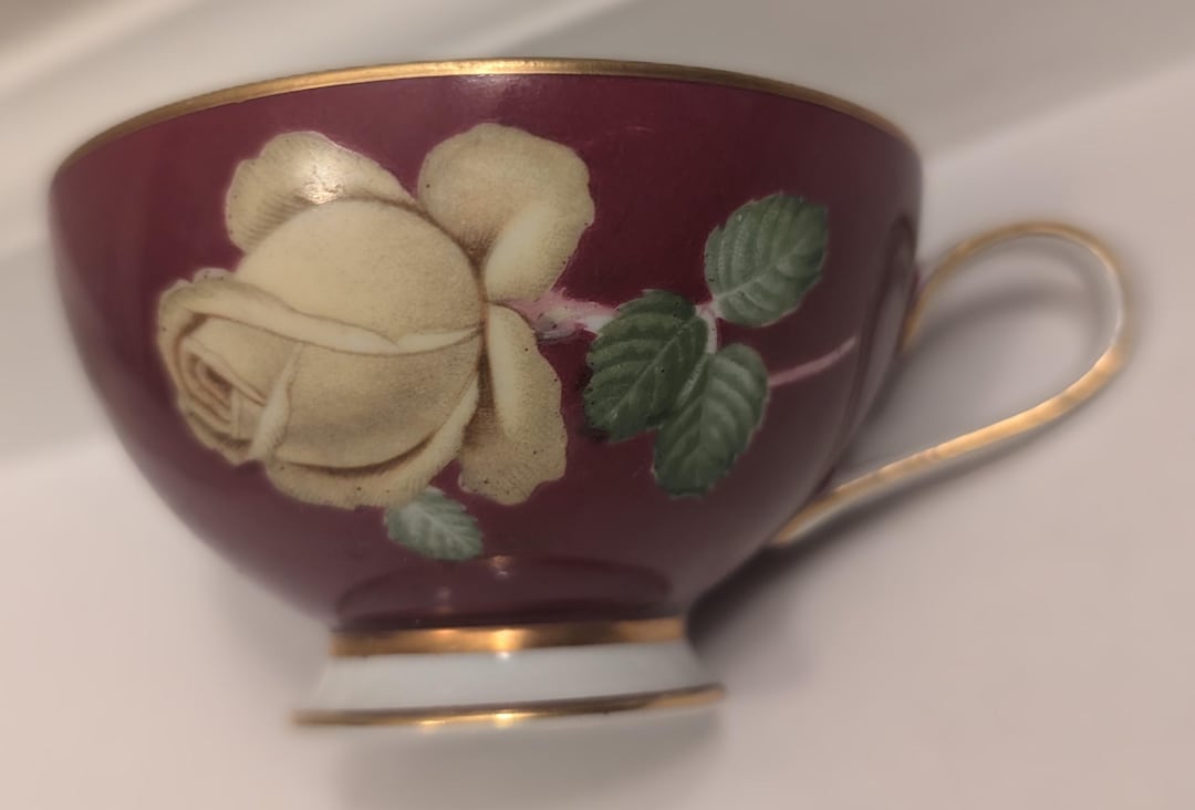 Vintage Thomas Germany US Floral Tea Cup - Etsy