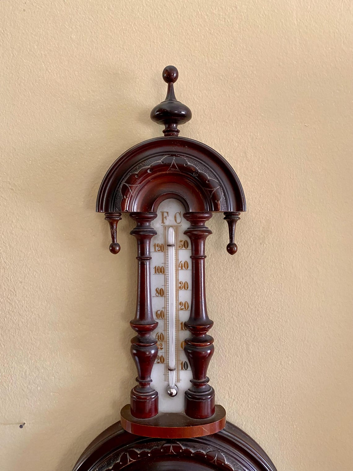 Antique Banjo Barometer Late Victorian - Etsy