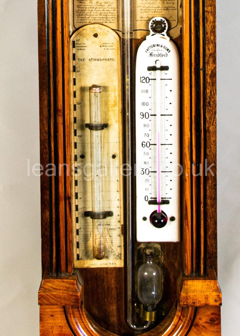 Barometer Antique Admiral Fitzroy - Etsy