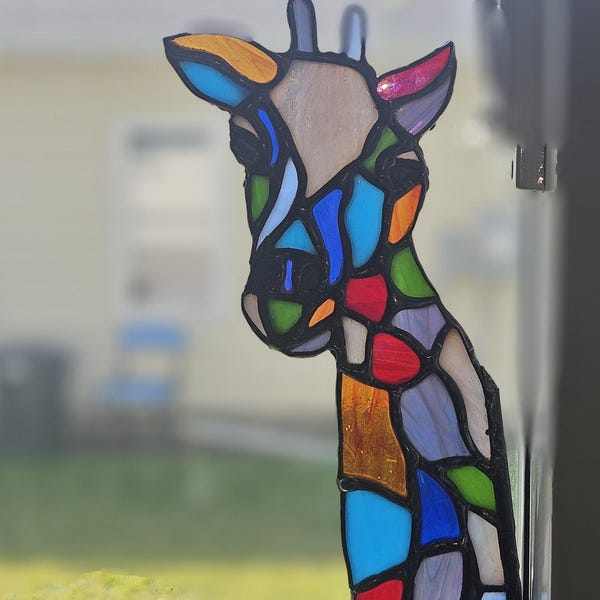 Stained Glass Giraffe - Etsy