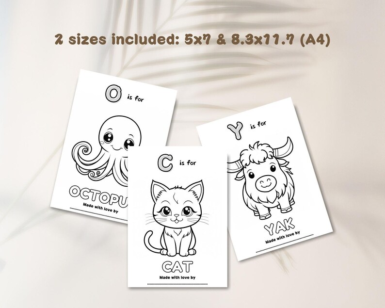 ABC Coloring Book | Baby's First ABC Book | Toddler Busy Book | Baby ...