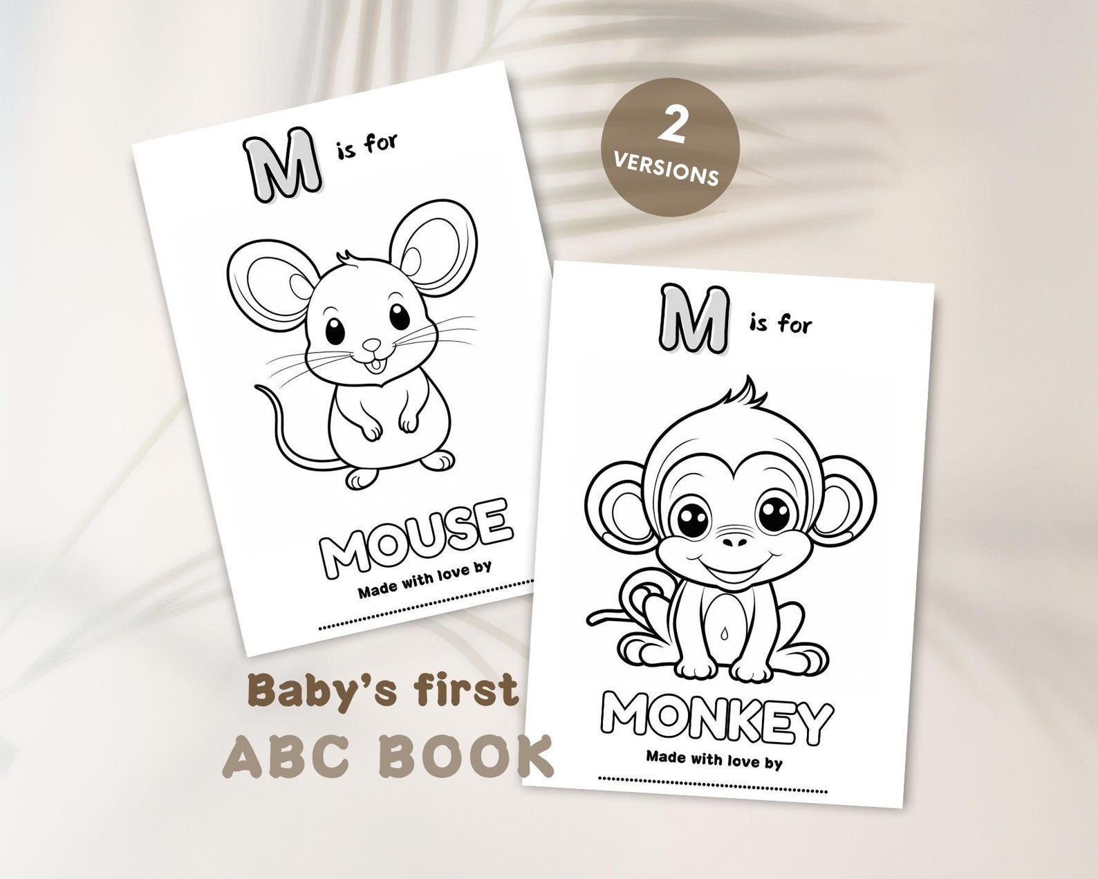 ABC Coloring Book | Babys First ABC Book | Toddler Busy Book | Baby ...