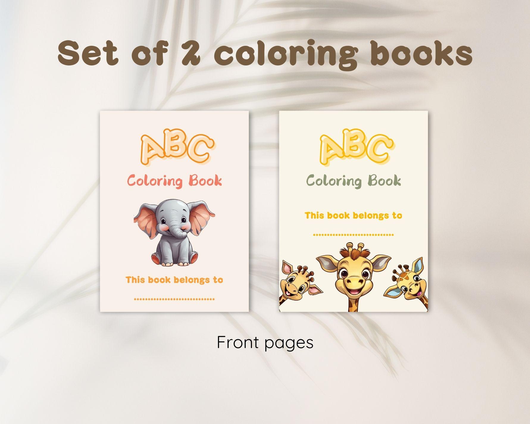 ABC Coloring Book | Baby's First ABC Book | Toddler Busy Book | Baby ...