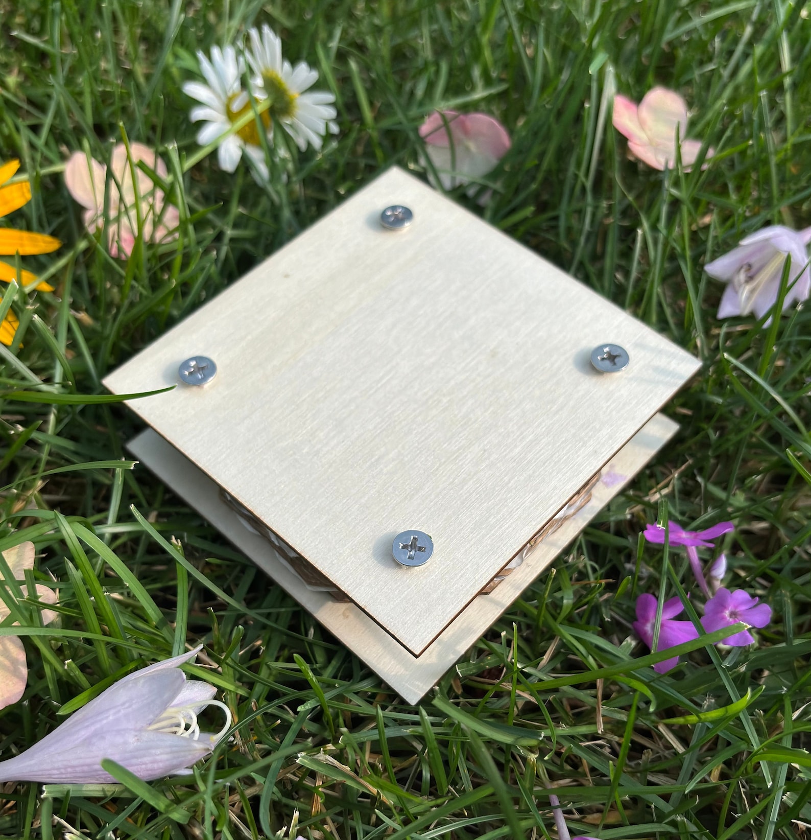 Portable Flower Press, Mini Pocket Wooden Handmade Flower Press, Flower ...