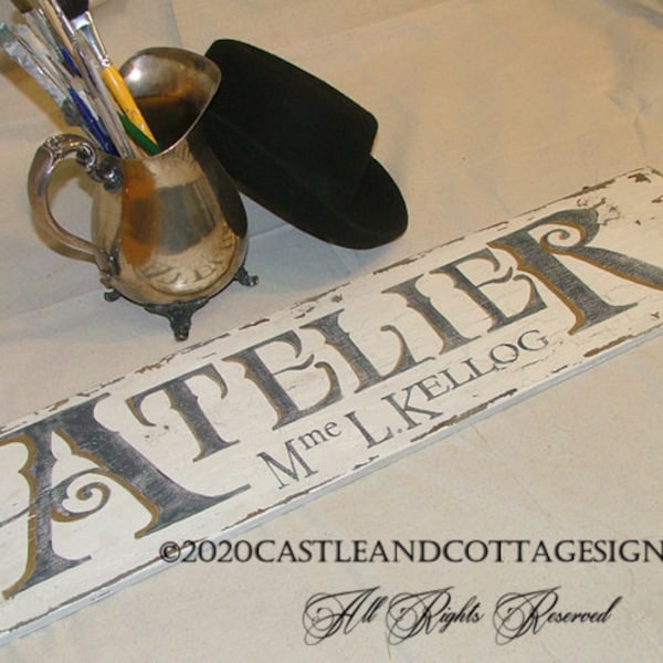 Atelier Sign - Etsy