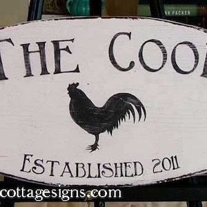 Chicken Coop Sign • Hand Painted • Customized With Established Date ...