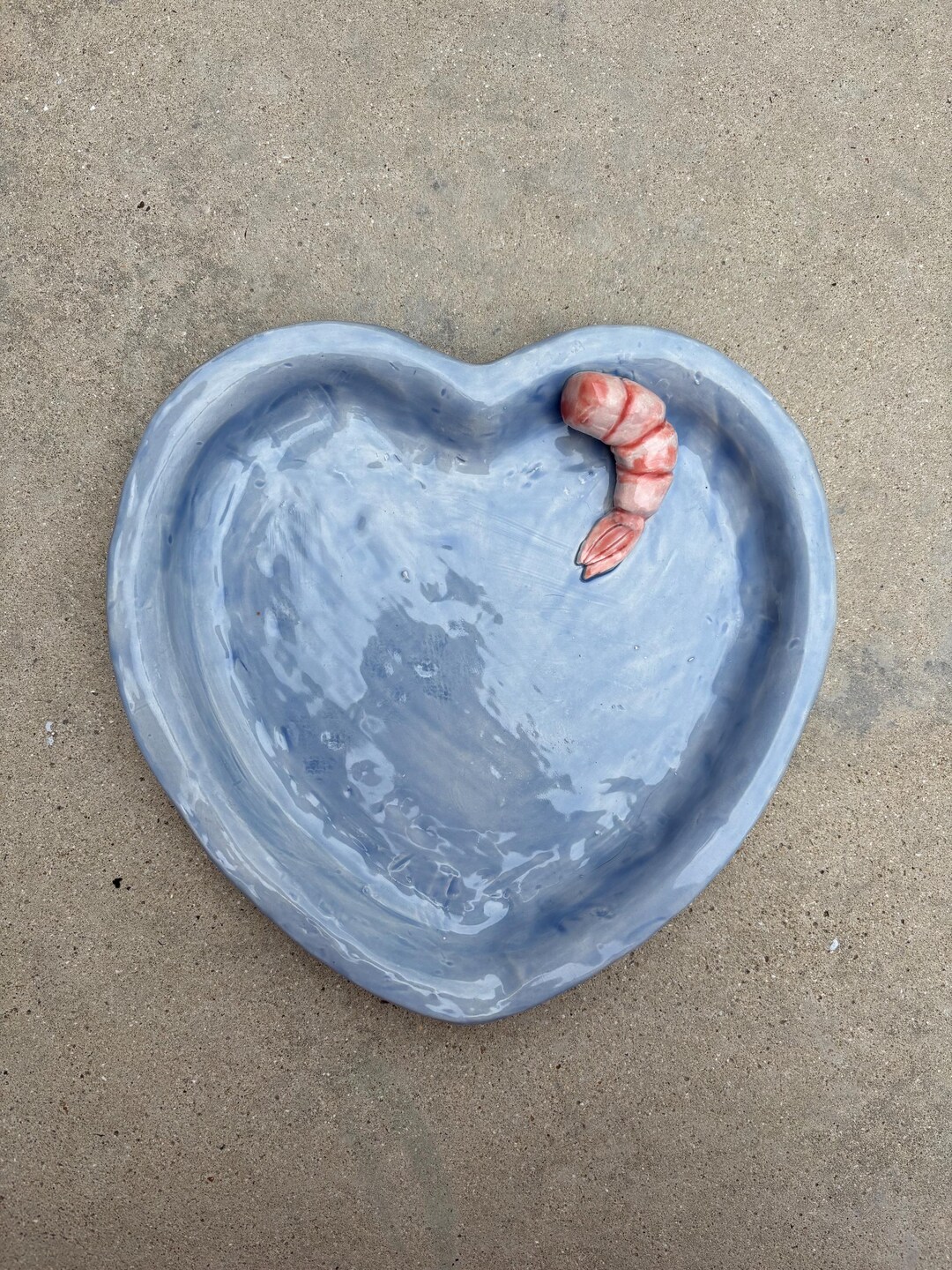 Ceramic Hand Built Prawn Plate - Etsy
